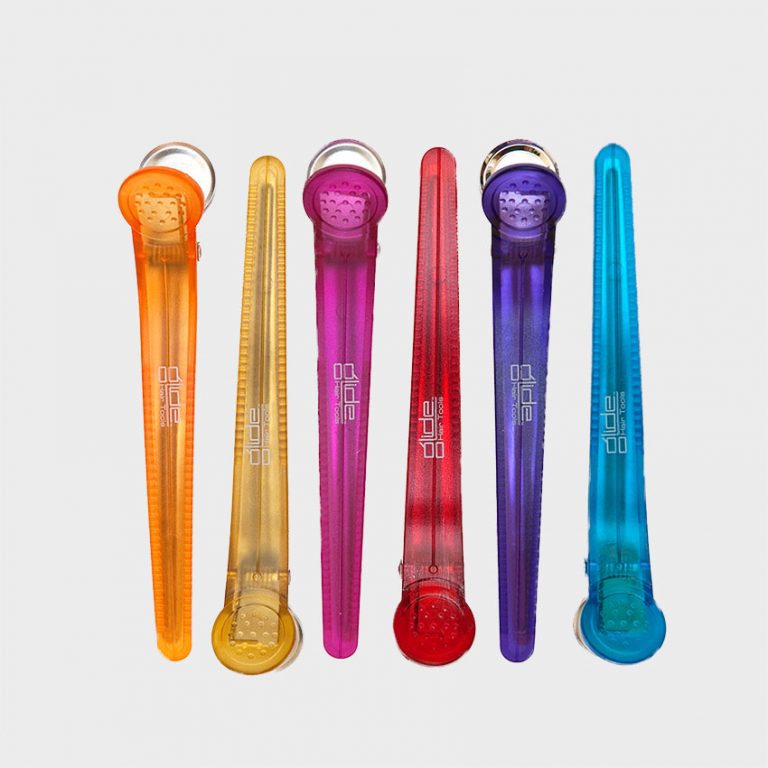 Glide Long Steroid Clip 6 pack - Glide Hair Tools